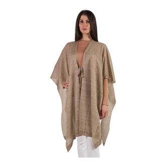 Missoni Goldener geschlossener Umhang mit Band - - Jackets - Damen - Braun - ONE SIZE