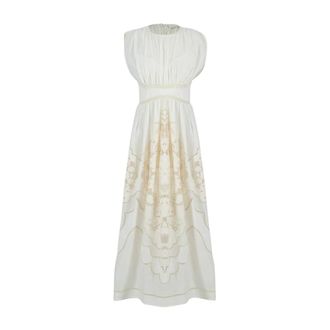 Zimmermann Daylight Waisted Dress - - Dresses - Damen - Beige - M