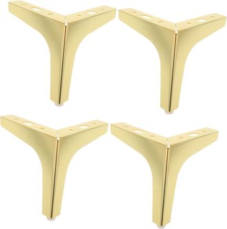 Lurrose 4stück Dreieckige Möbelbeine Aus Eisen Schrankfüße Ersatz Metallbeine Für Couchtisch Stuhl Schrank