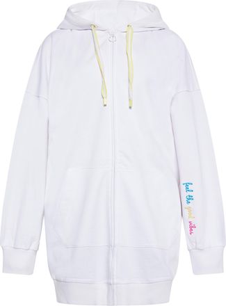 Mymo Kapuzenpullover Frauen weiss