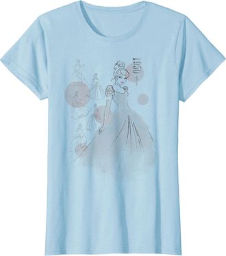 Disney Cinderella 1950 Vintage-Modeskizze T-Shirt