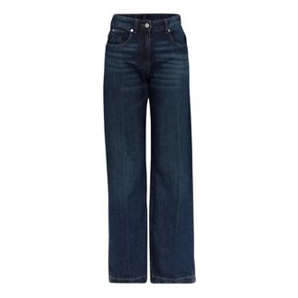 Silvian Heach Padis Wide Jeans - Femme - Jeans - Bleu - Taille: W28