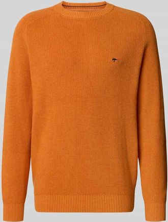 Fynch-Hatton Regular Fit Strickpullover aus reiner Baumwolle