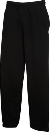 Fruit Of The Loom Jogginghose mit offenem Beinabschluss, Schwarz, Gr.XXL