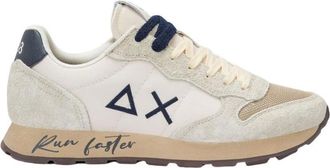 Sun 68 Homme, Chaussures, Multicolore, Taille: 46 EU Baskets Vintage en Nylon avec Logo Brodé