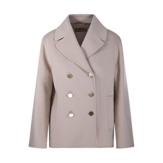 Max Mara Femme, Vestes, Beige, Taille: 38 FR Margot Double Breasted Jacket