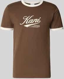 Karl Kani T-Shirt mit Label-Print und Rundhalsausschnitt