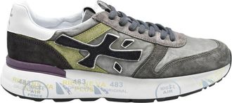 Premiata Low-Top Sneaker - Sole Low-Top Sneakers In Grey And Green - Gr. 41 (EU) - in Grau - f&uuml;r Damen