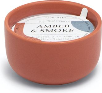 Paddywax Wabi Sabi Soja-Kerze mit Bernstein- und Rauchduft, 100 g