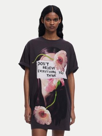 Desigual Kleid f&uuml;r den Alltag Berlin 25SWVK20 Grau Regular Fit