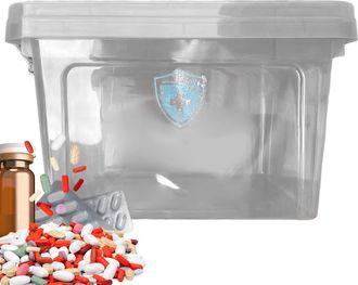 Generic medikamentenbox gro&szlig;e kapazit&auml;t medikamentenbox medikamentenbox medikamentenbox transparent doppellagig medikamentenaufbewahrung aufbewahrung medikame