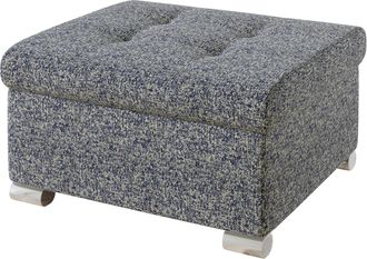 Mirjan24 Polsterhocker Niko klein Sitzbank Sitzhocker Fu&szlig;bank Pouf Hocker Farbauswahl (Corbett 78)