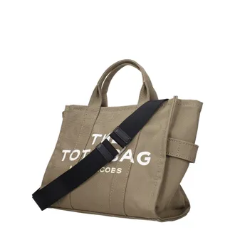 Marc Jacobs Womens Logo-Printed Fabric Tote Gray