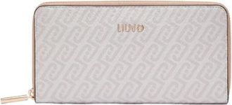 Liu Jo unisex, Accessoires, Beige, Taille: ONE Size Large Monogram Wallet