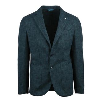 L.B.M. 1911 Taillierter Blazer - - Jackets - Herren - Gr&uuml;n - L