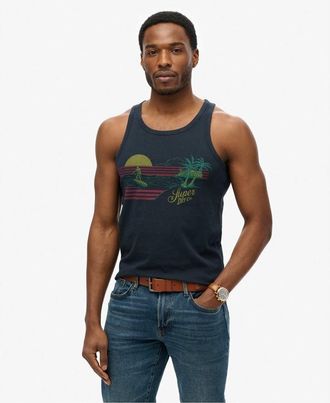 Superdry Gilet &agrave; rayures dext&eacute;rieur