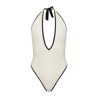 Balmain Femme, Maillots de bain, Beige, Taille: 36 FR Maillot de bain une pi&egrave;ce