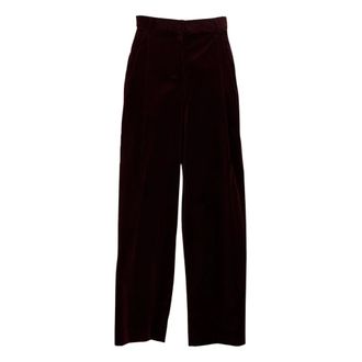 Max Mara Weite Hosen - - Trousers - Damen - Rot - XS