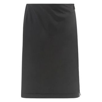 Moncler Femme, Jupes, Noir, Taille: 34 FR Zipped Midi Skirt