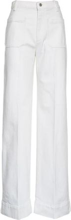 Victoria Beckham Femme, Jeans, Blanc, Taille: W29 Wide Jeans