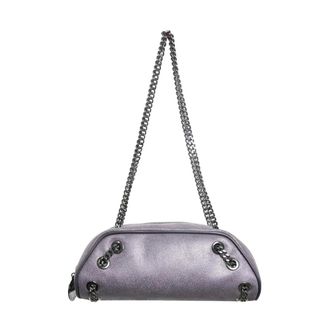 Stella McCartney Femme, Sacs, Violet, Taille: ONE Size Falabella Bowling Shoulder Bag