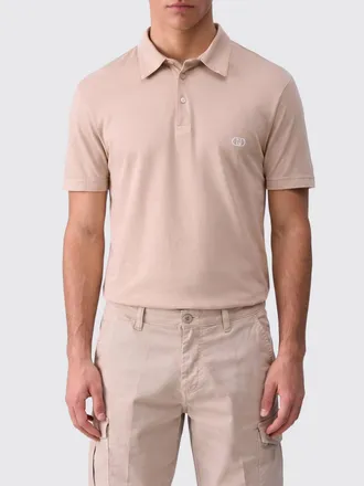 Liu Jo Polo &agrave; manches courtes en coton avec logo contrastant