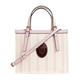 Versace Femme, Sacs, Rose, Taille: ONE Size Rivi&egrave;re Printed Canvas Tote