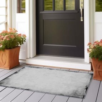 Generic Blanc Tapis Doux et Moelleux, Minimalisme Toile Espace Blanc Tapis Design &agrave; Poil Ras Doux pour Salle &agrave; Manger Chambre Adulte et Ado 140 x 200 cm