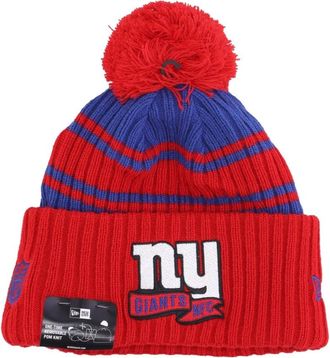 New Era NFL Pom Pom Beanie Hat - - Accessories - Herren - Rot - ONE SIZE