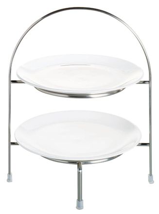 ASA Selection &agrave; table Etagere 2-stufig 28 cm, Metall