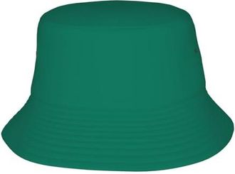 Generic Chapeau De Seau Unisexe Image Vert Malachite Chapeau De P&ecirc;che &Agrave; Large Bord Pliable Bonnet Soleil, pour De P&ecirc;che, Sports, Plage, 56-58cm