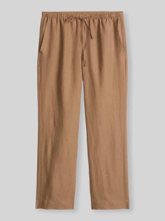 Marc O'Polo Straight Leg Leinenhose mit Tunnelzug