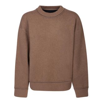 sacai s Kaschmir-Strickpullover - - Knitwear - Herren - Beige - S