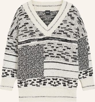 HUGO BOSS Pullover Fucsia Relaxed Fit beige