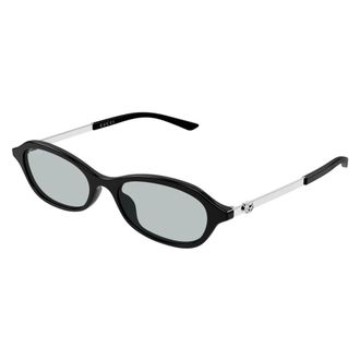 Gucci Oval-Rahmen Sonnenbrille - - Accessories - Damen - Schwarzk - 52 MM