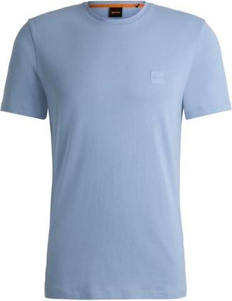 BOSS Hommes Tales T-Shirt en Jersey de Coton avec Patch logot&eacute;