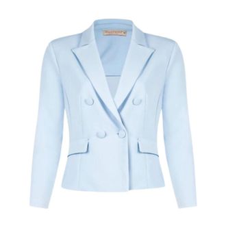 Rinascimento Blazer - - Jackets - Damen - Blau - L