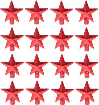 Garneck 20st Mini-weihnachtsbaumspitzenstern Weihnachtsschmuck Christbaumspitze Beleuchtet Weihnachtsstern Mini-baumkronensterne Glitzersterne Baumspitze -bau