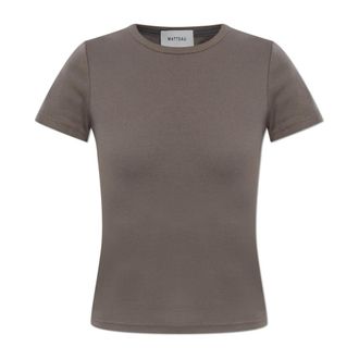 Matteau Baby Tee - - Tops - Damen - Braun - L