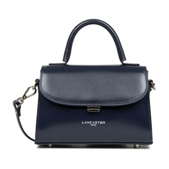 Lancaster Elegante Klapp-Handtasche Dunkelblau - - Bags - Damen - Blau - ONE SIZE