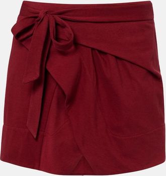 Isabel Marant Jupe portefeuille Berenice en coton
