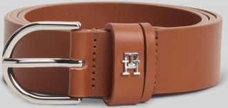 Tommy Hilfiger G&uuml;rtel aus echtem Leder mit Logo-Applikation