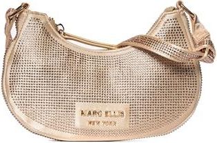 Marc Ellis Marc Ellis New York Sac à bandoulière pour femme Textile Polyurethane 21x10x4 cm, or, Taille unique