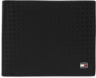 Tommy Hilfiger Geldb&ouml;rse Tommy Hilfiger Th Emboss Cc And Coin AM0AM14242 Schwarz