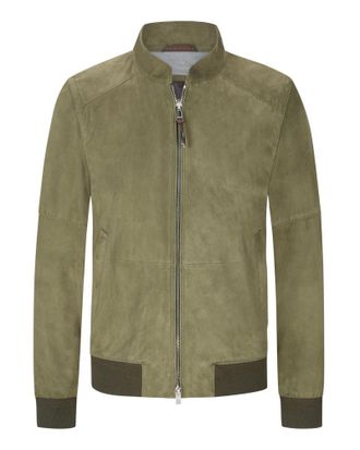 Windsor Blouson Borello aus softem Veloursleder in