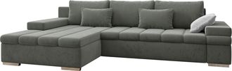 Mirjan24 Ecksofa Bangkok Premium, Eckcouch mit Schlaffunktion und Bettkasten, Couch L-Form Sofa f&uuml;r Wohnzimmer, G&auml;stezimmer, Wohnlandschaft (Piano 14 + Piano 1