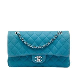 Chanel Pre-owned Vintage Double Flap Schultertasche - - Pre-owned - Damen - Blau - ONE SIZE