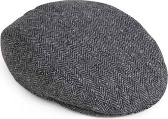 Mühlbauer Jaime Baskenmütze mit Metallic-Logo - Grau