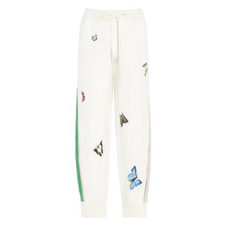 Barrie Damien Hirst Butterfly Hose - - Trousers - Damen - Wei&szlig; - M