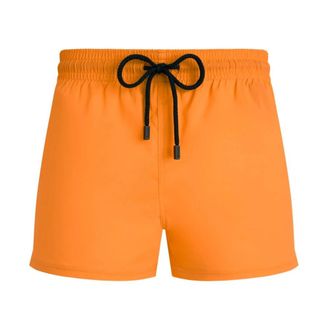 Vilebrequin Kurze und figurbetonte Einfarbige Stretch-Bademode f&uuml;r Herren - - Swimwear - Herren - Orange - 2XL